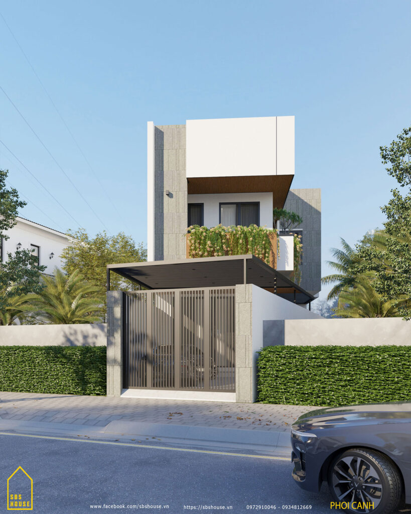 Khối RUBIC XÉO P’S HOUSE – căn nhà 2 tầng tại Quảng Ngãi