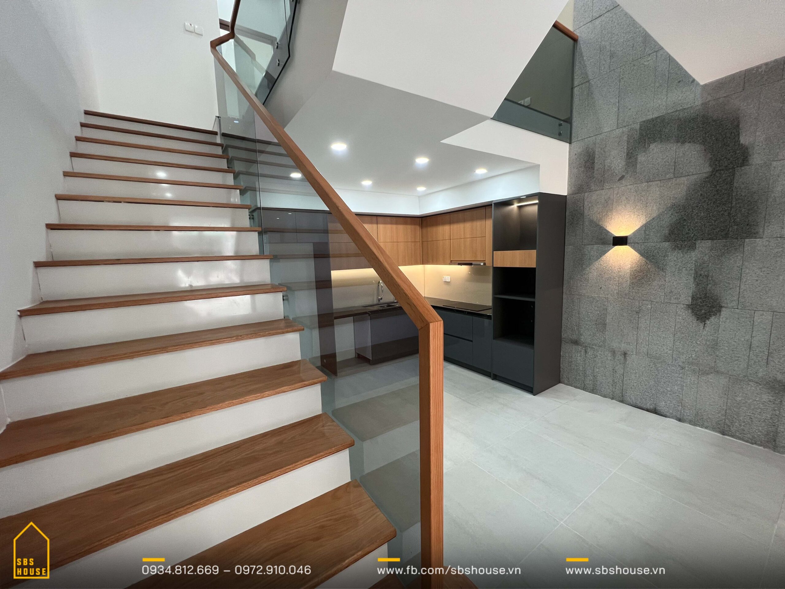 M’s House 3 tầng - Từ 3D ra thực tế