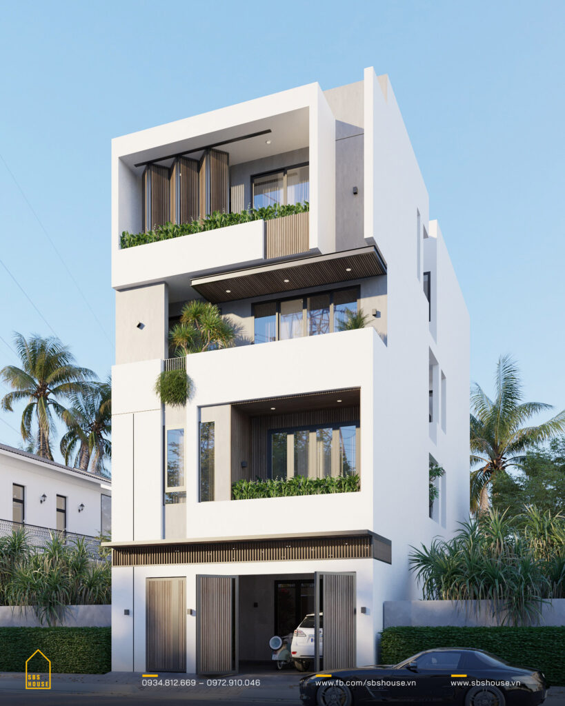 Khám phá ngôi nhà 4 tầng sang trọng - hiện đại tại Hà Tĩnh