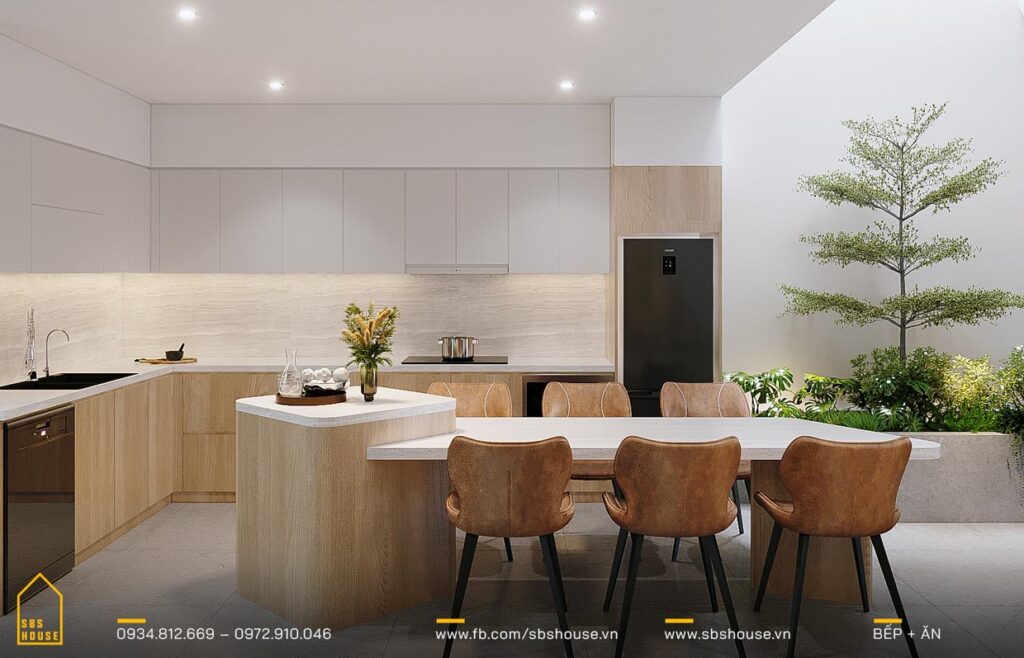 15+ Mẫu phòng bếp nhà ống 3m hiện đại, thoáng và tiện nghi nhất